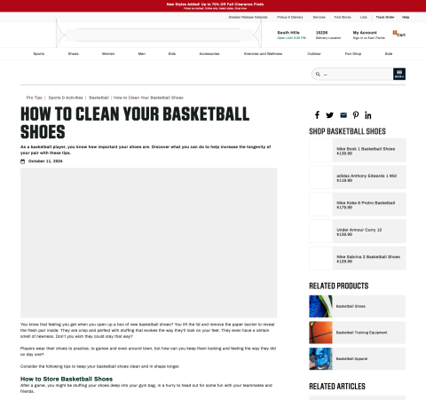 How to Clean Your Basketball Shoes
