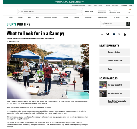 What to Look for in a Canopy