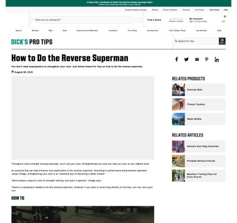 How to Do the Reverse Superman