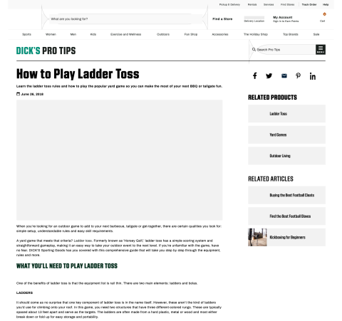 How to Play Ladder Ball