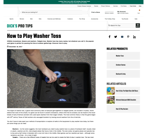 How to Play Washer Toss