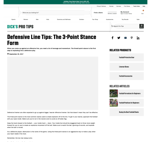 Defensive Line Tips: The 3-Point Stance Form