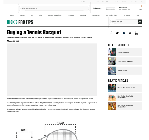 Buying a Tennis Racquet