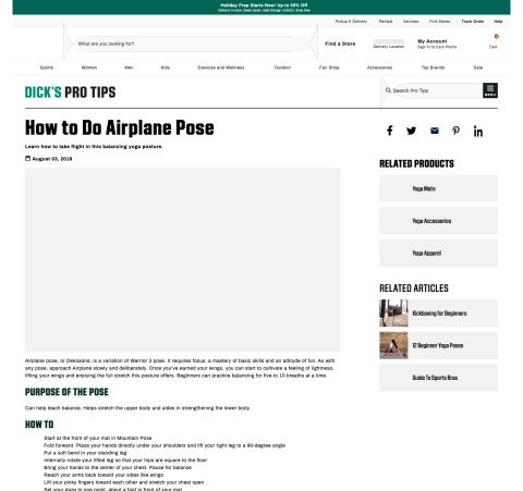 How to Do Airplane Pose